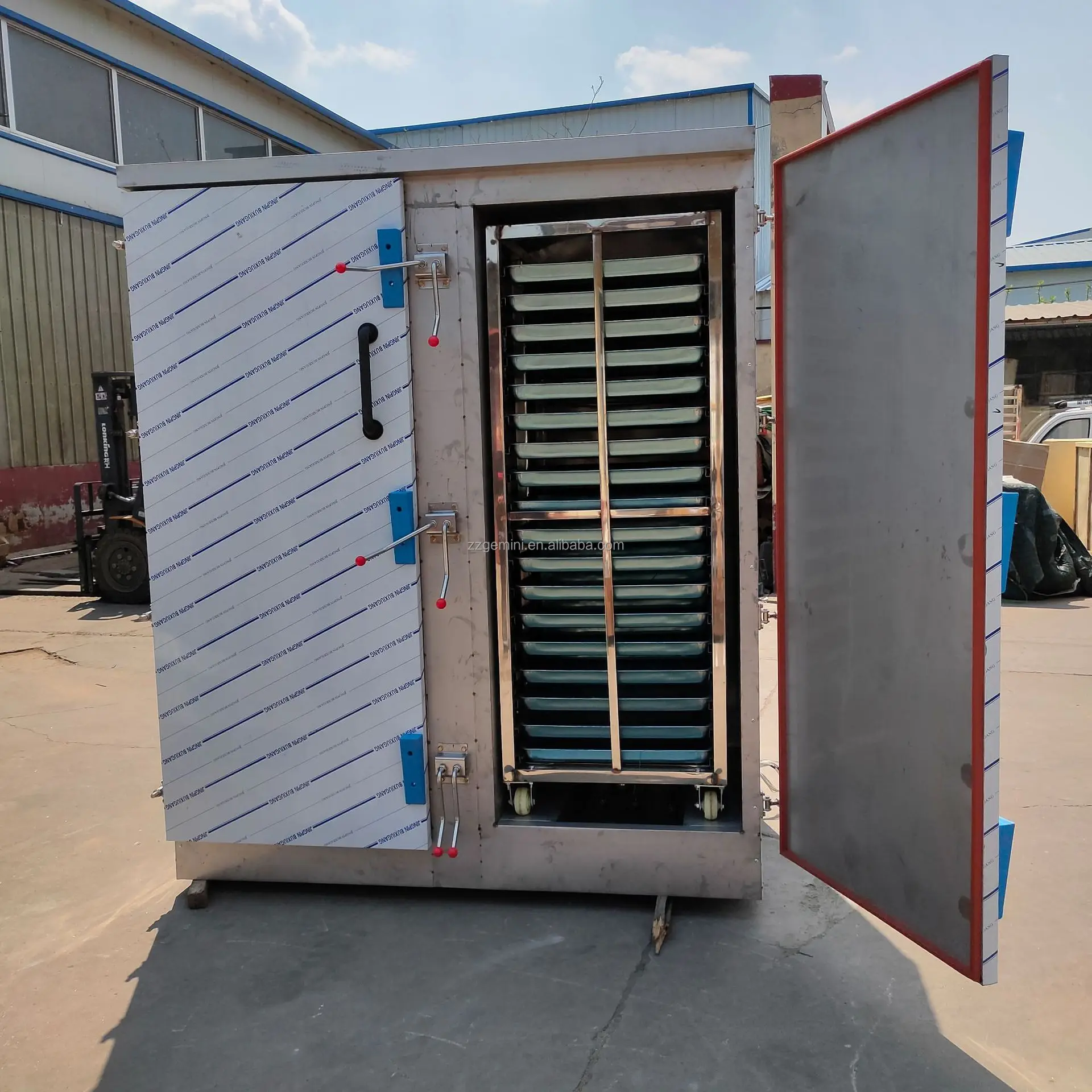 Industrial Food Steamer / Commercial Rice Steamer Cabinet /12/24layers ...