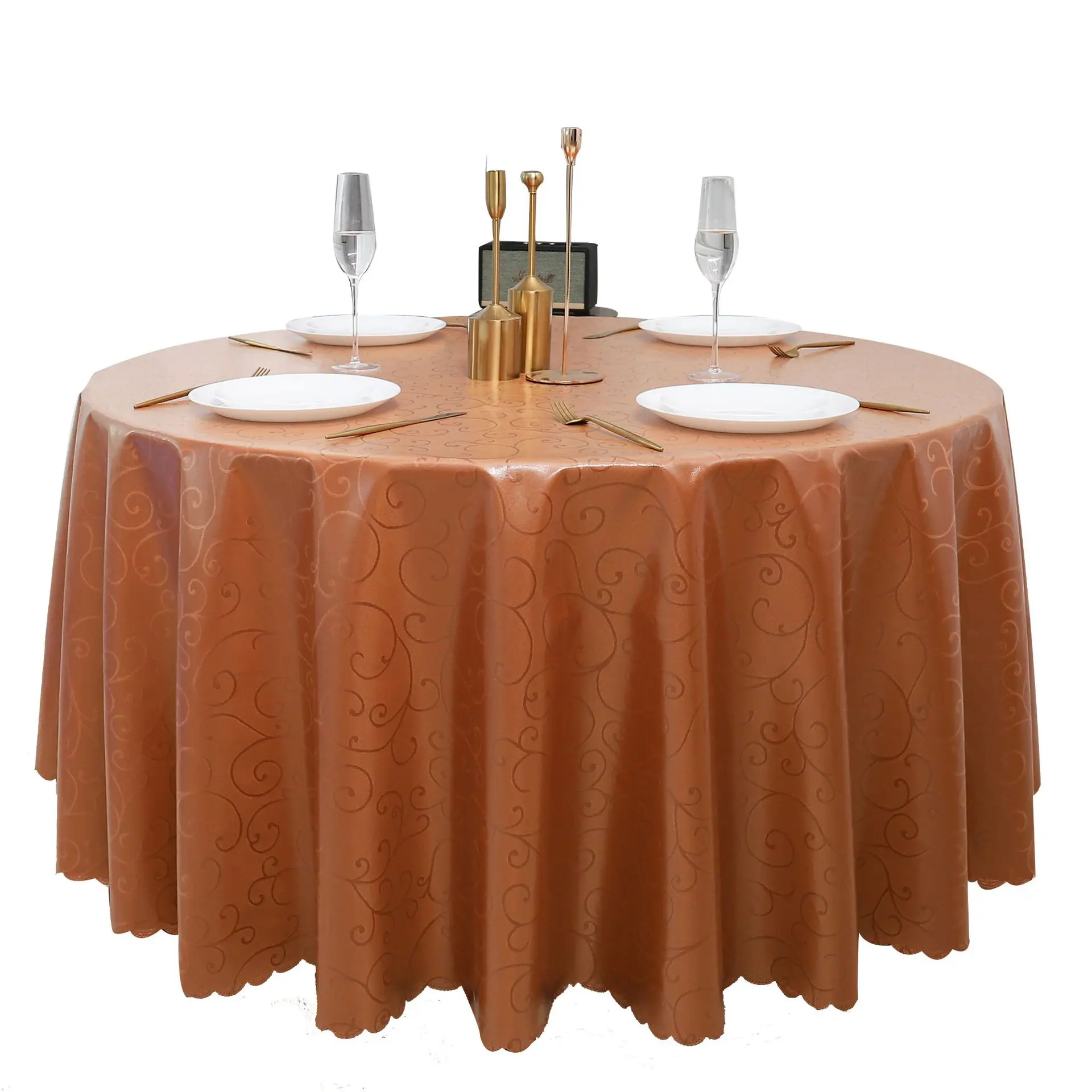 2023 Hot Hotel Round Table Square Table European Table Cloth Restaurant ...