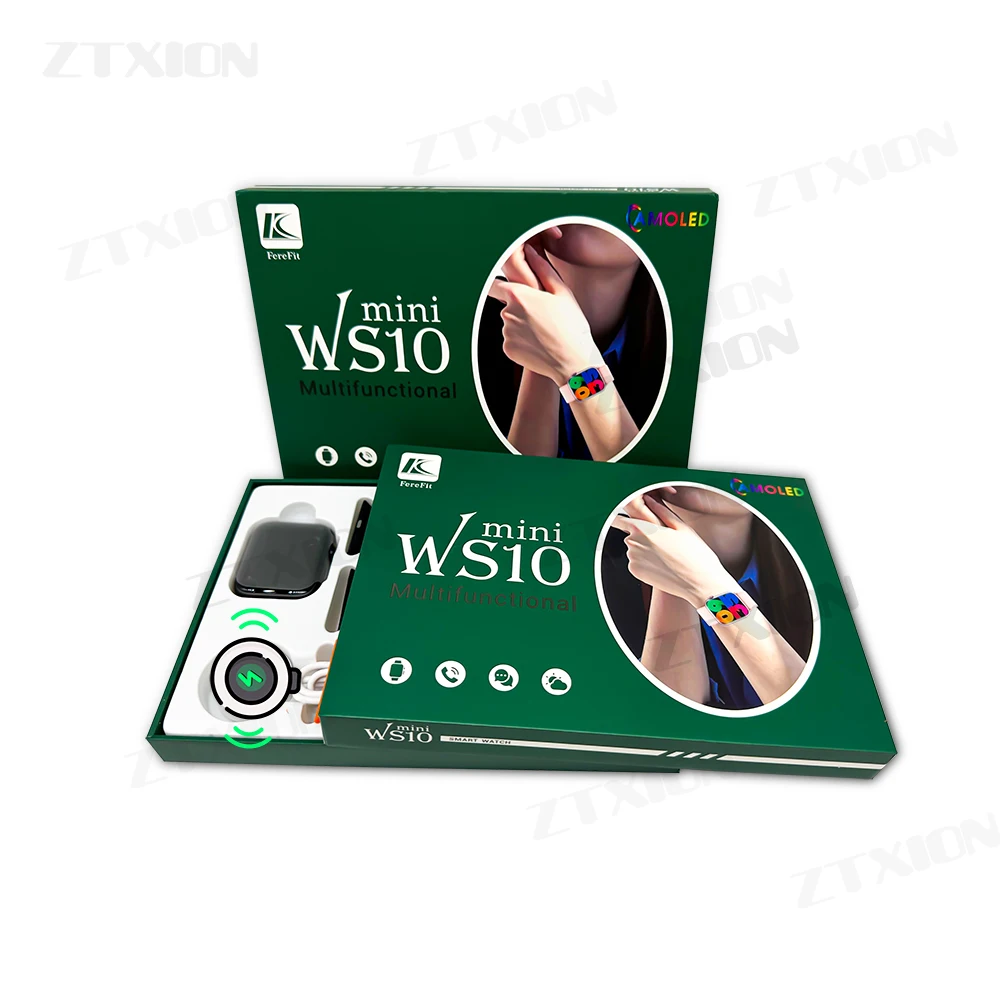 Ws10 Mini 2024 New Model Series 9 3 Difference Straps Smart Watch Reloj ...