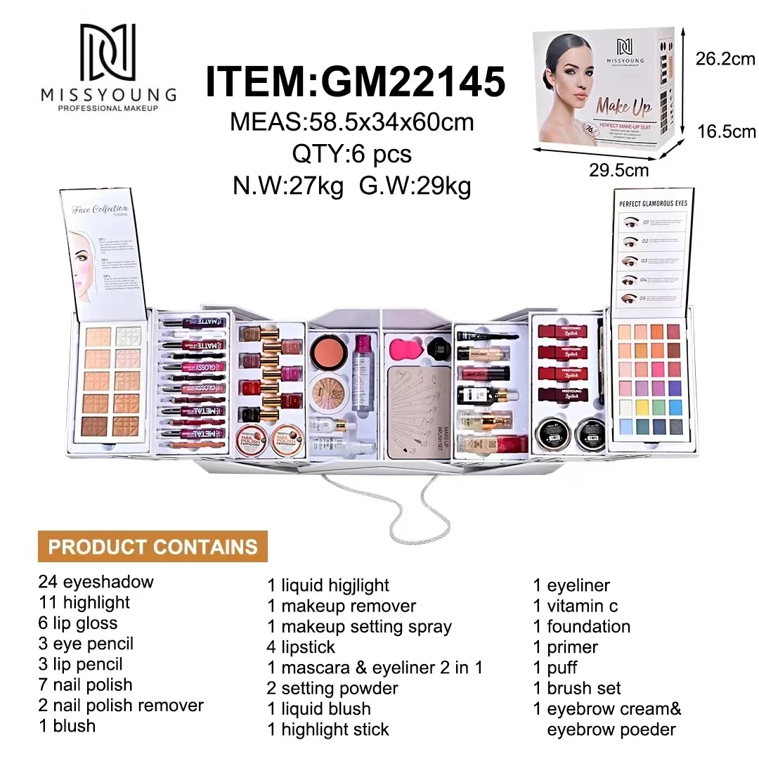 Hot Selling All in One Full Professional Makeup Kit