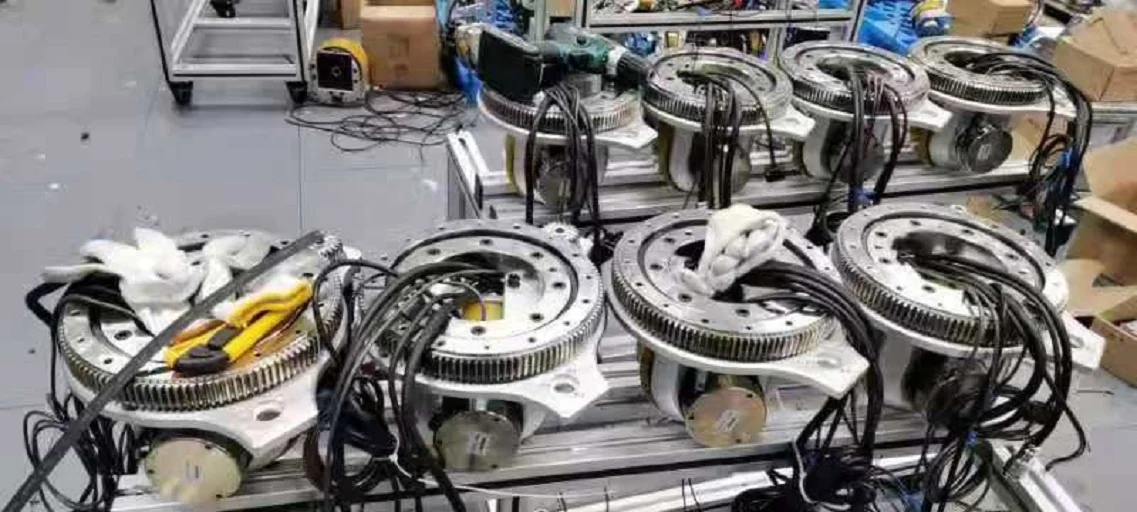 AGV Robot Drive Servo Motor Wheel 750W 24V with Steering