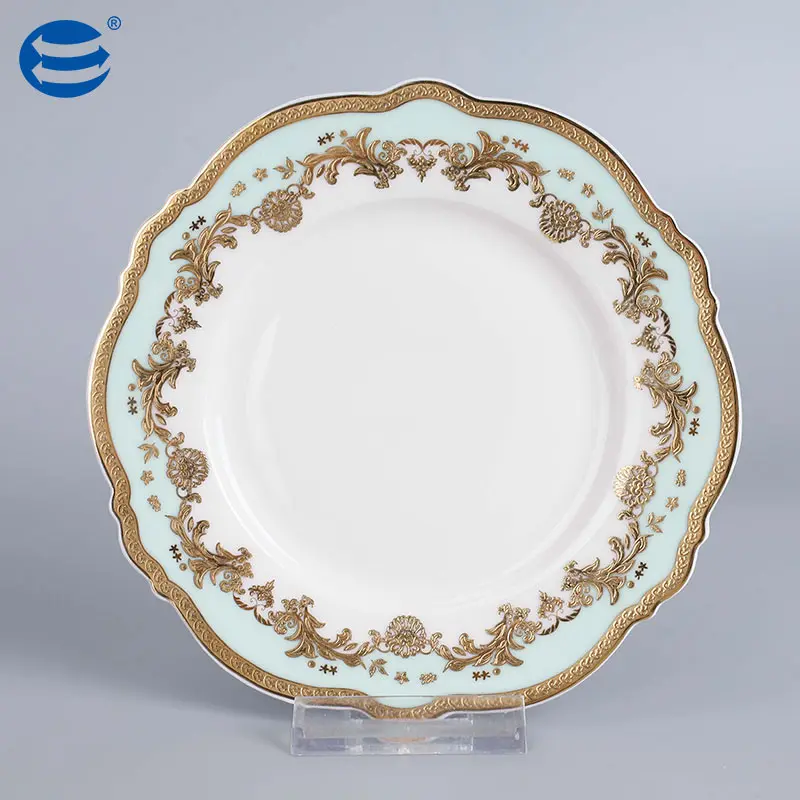 Luxury Golden Porcelain Dinnerware Sets - Elegant & Durable