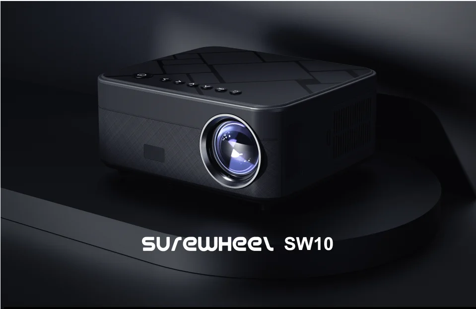 Surewheel Smart Projector Sw10 Mini Projector 1080p Fhd 300 Ansi Lumen ...
