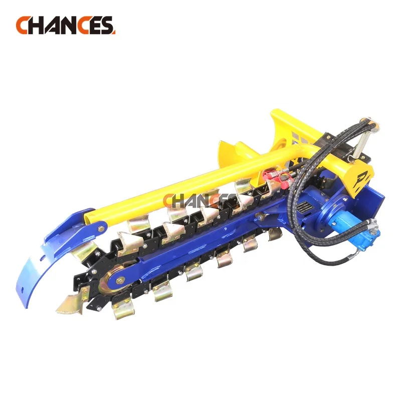 China Mini Loader Trencher Mini Trencher Mini Loader With Trencher ...