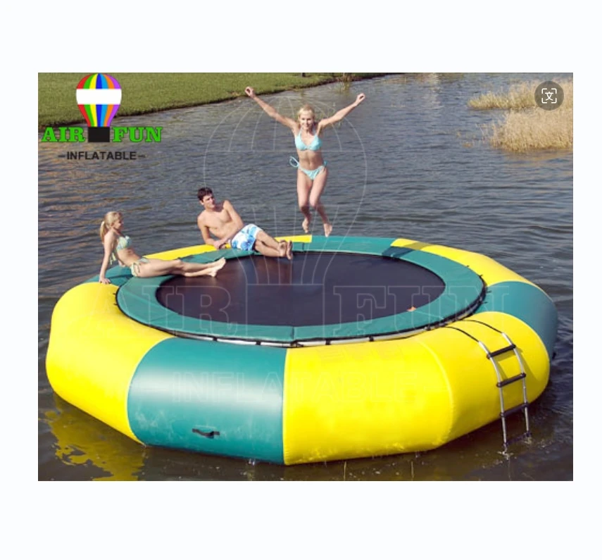 Airfun Commercial Water Park Toy Floating Jumping Bed For Lake Water ...