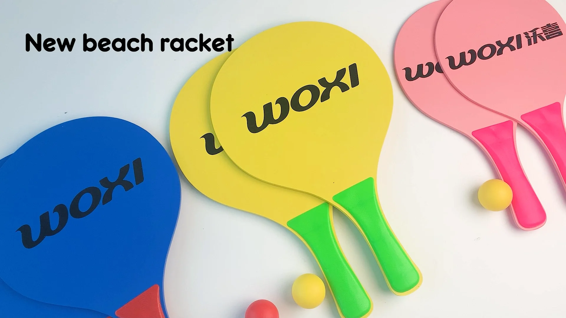 Woxi Sports Best Selling Wooden Beach Tennis Racket Paddle Ball Beach ...