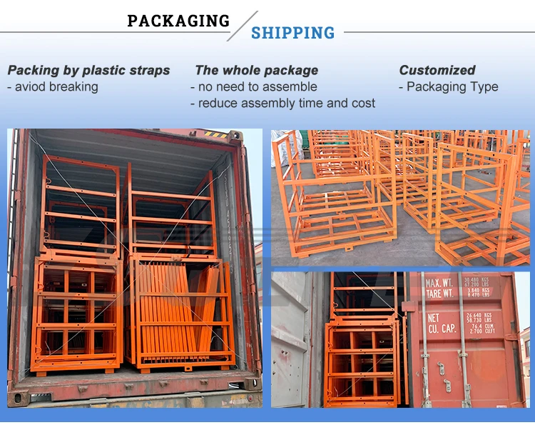 Customized Heavy Duty Storage Gas Cylinder Pallet Rack