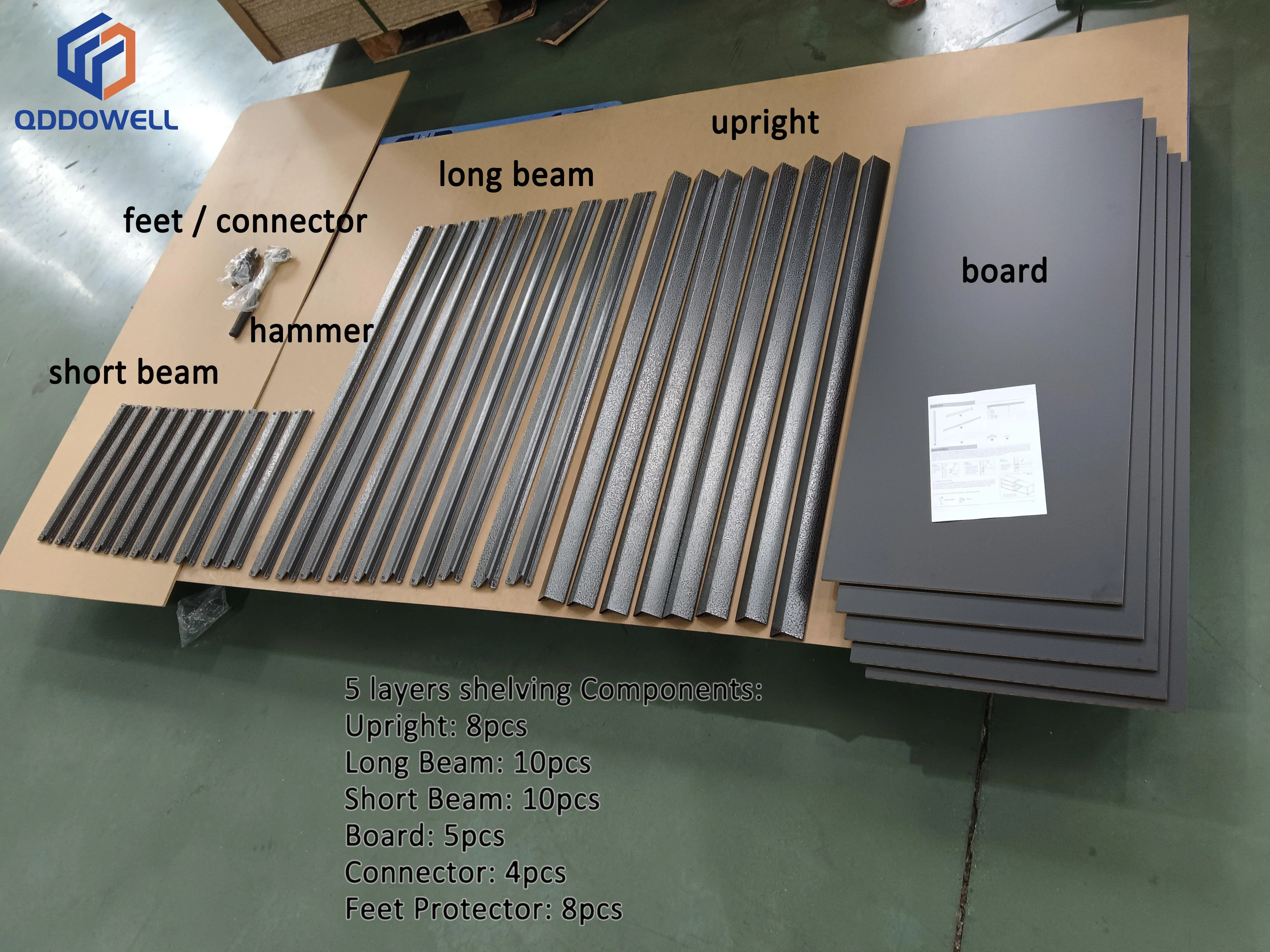 Steel Supermarket Rack Shelving Dividers Support Brackets Warehouse ...