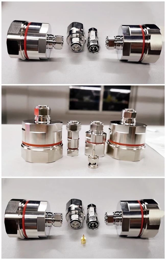 Rf Connector 50ohm N Female Straight Coaxial 1-1/4" Coaxial Feeder ...