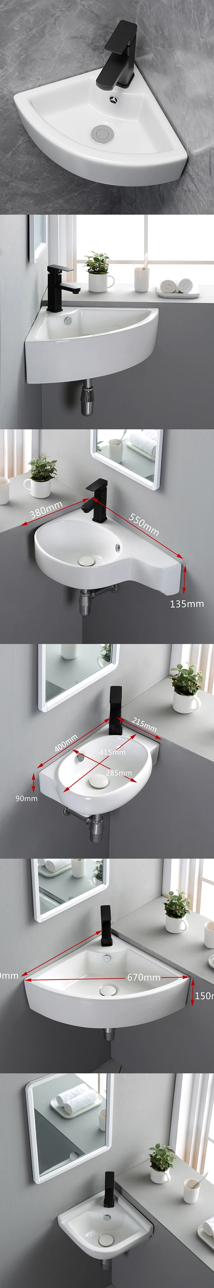 Factory Custom Invisible Hidden Drain Artificial Stone Top Integrated ...