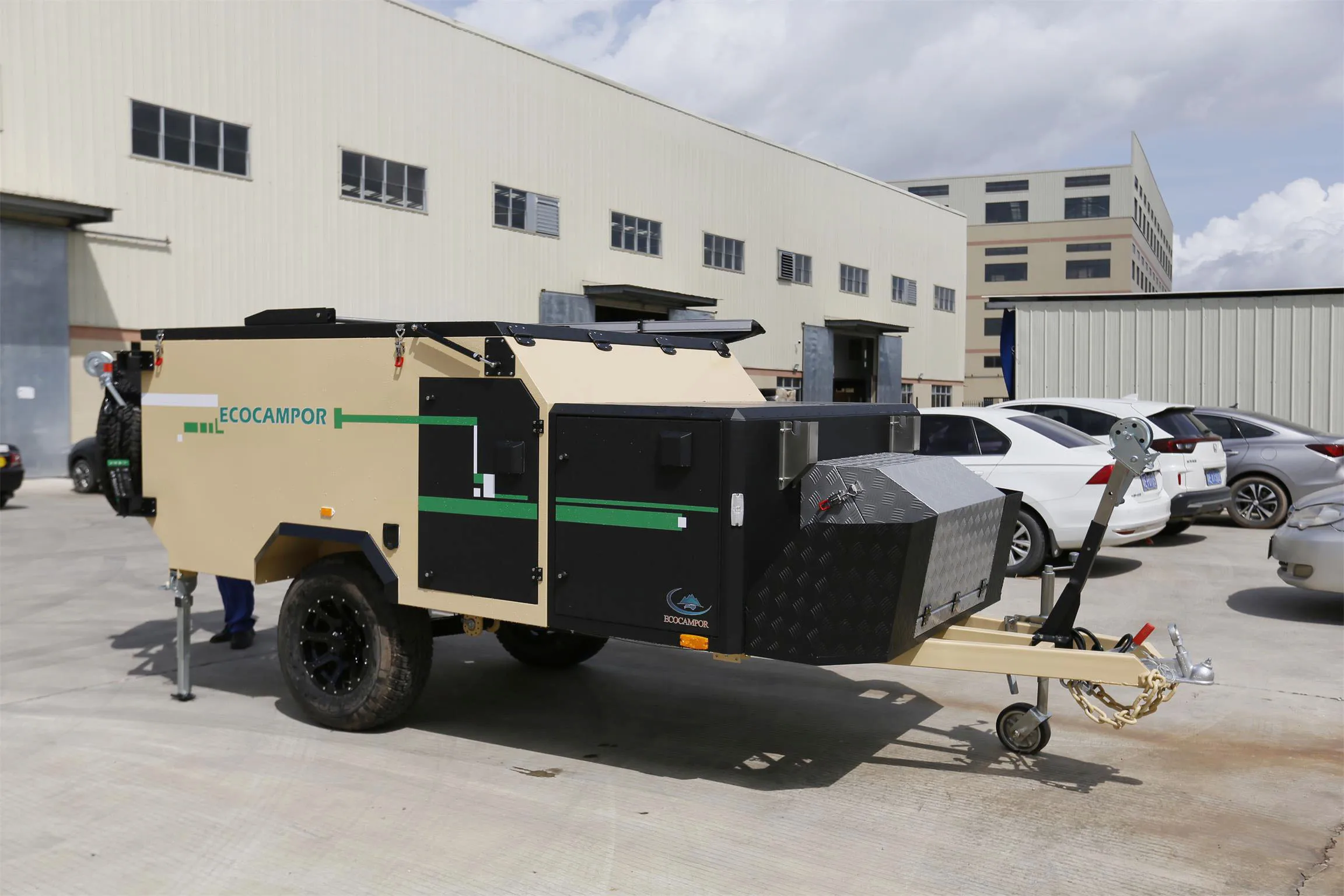 Manley Australian Folding Tent Mini Overland 4x4 Trailer