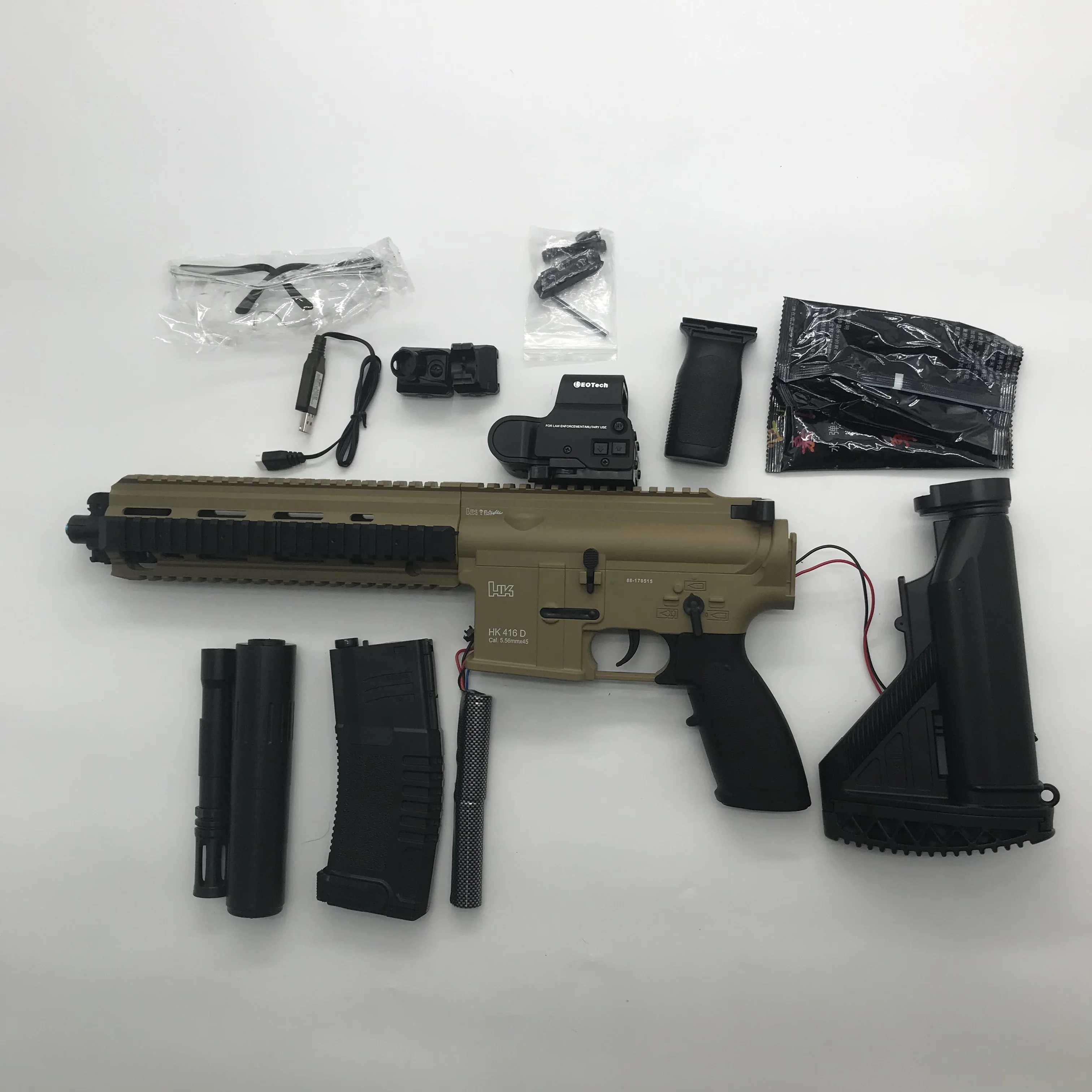 2023 In Stock New Electric Plastic Rifle Toy Gun Boy Gel Bead Blaster ...