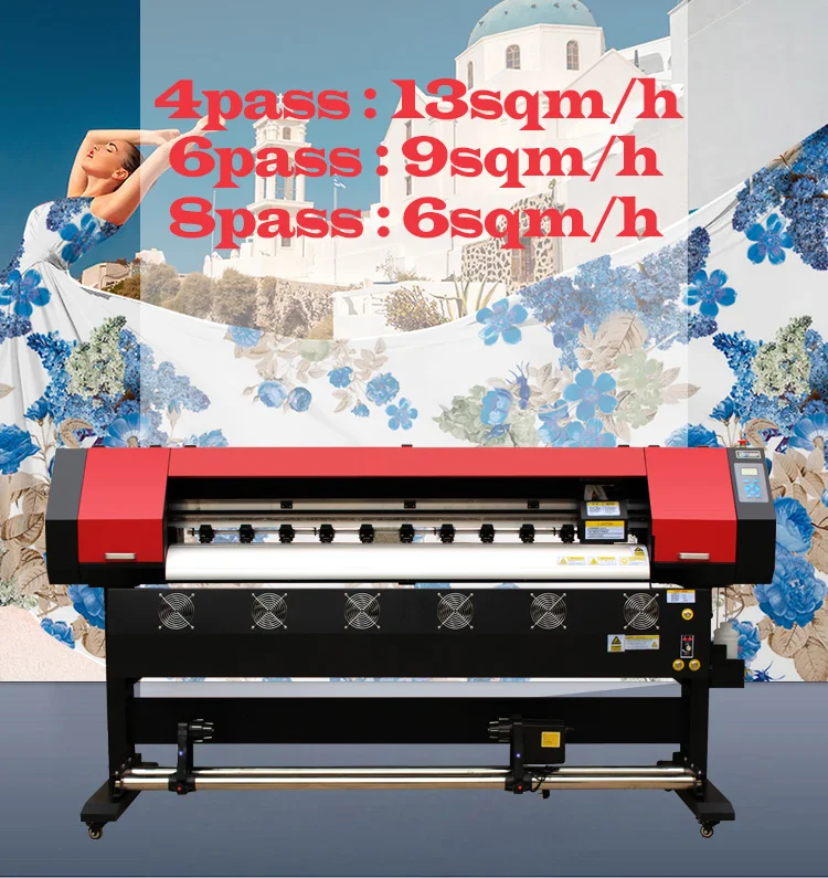 1.6m Sublimation Printer I3200/4720 Printhead Fabric Print Large Format ...