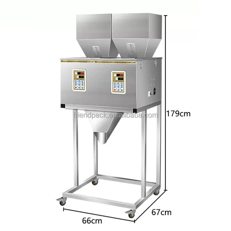 Double Hopper Packaging Machine Double Hopper Dispenser Small Sachet ...