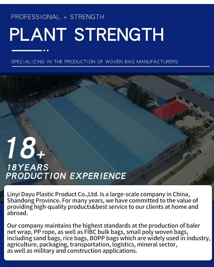 50kg, 70kg, 100kg Empty Rice Sack - Polypropylene Woven Bag