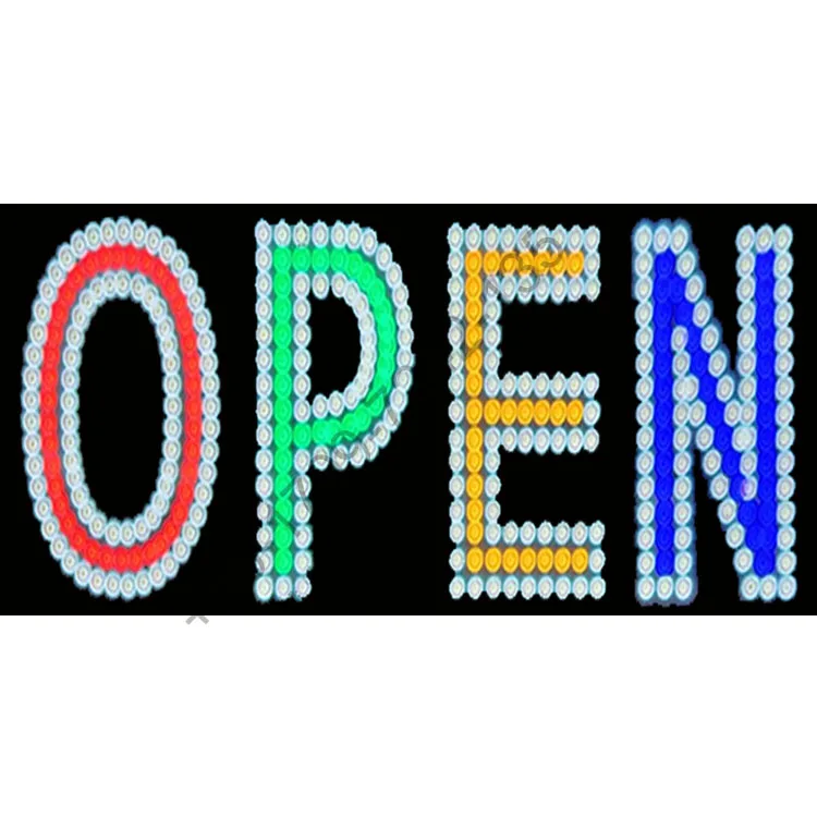 3 Lines Rgb Lights Led Sign Board Odm Oem Neon Sign Led Custom Led ...