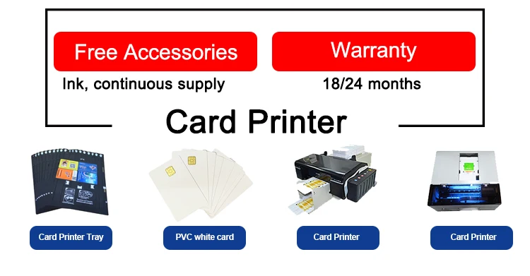 2023 New Design Pvc Id Printer Machine Plastic Id Card And Playing Card ...