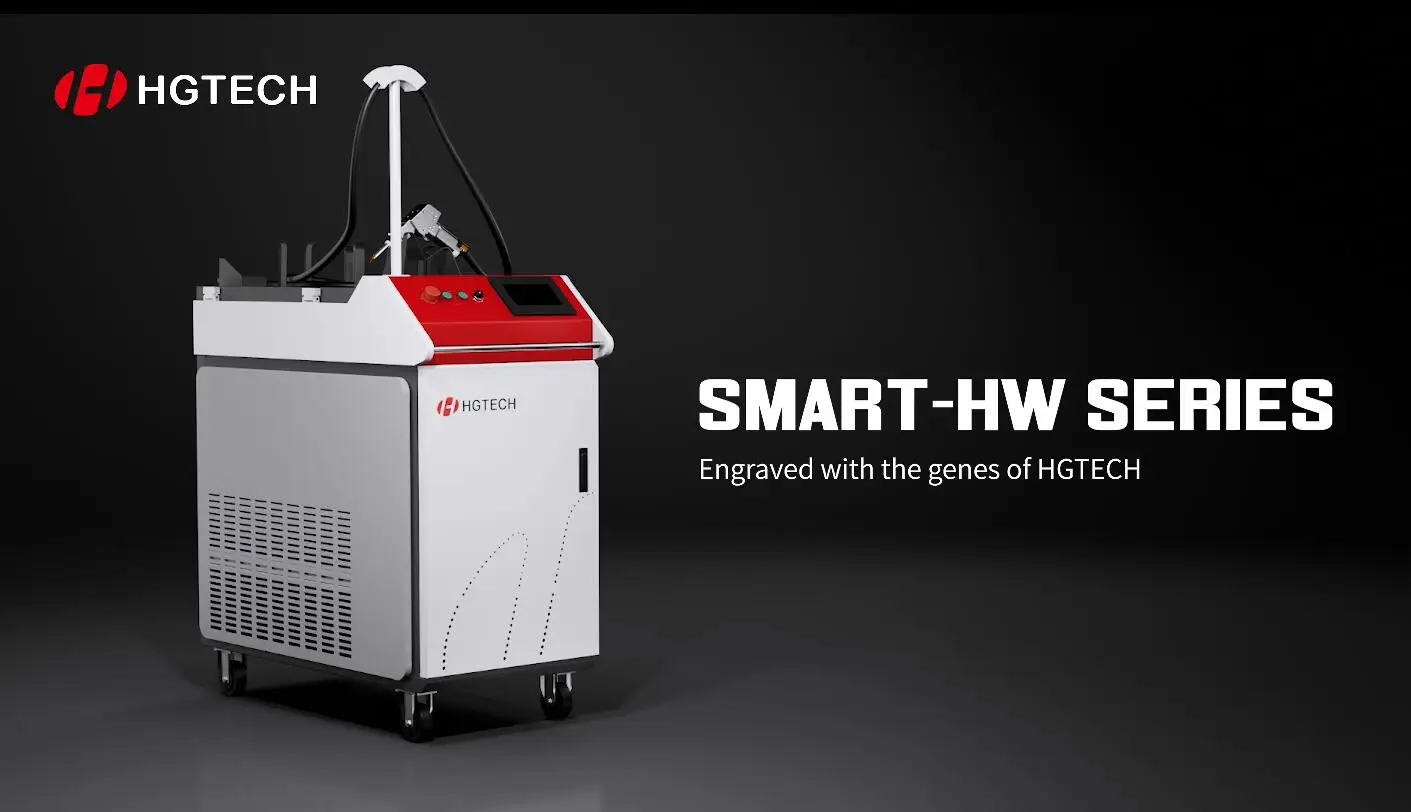 HGTECH Portable Cnc Fiber Hand Held Laser Welding Machine 1500W 3000W ...