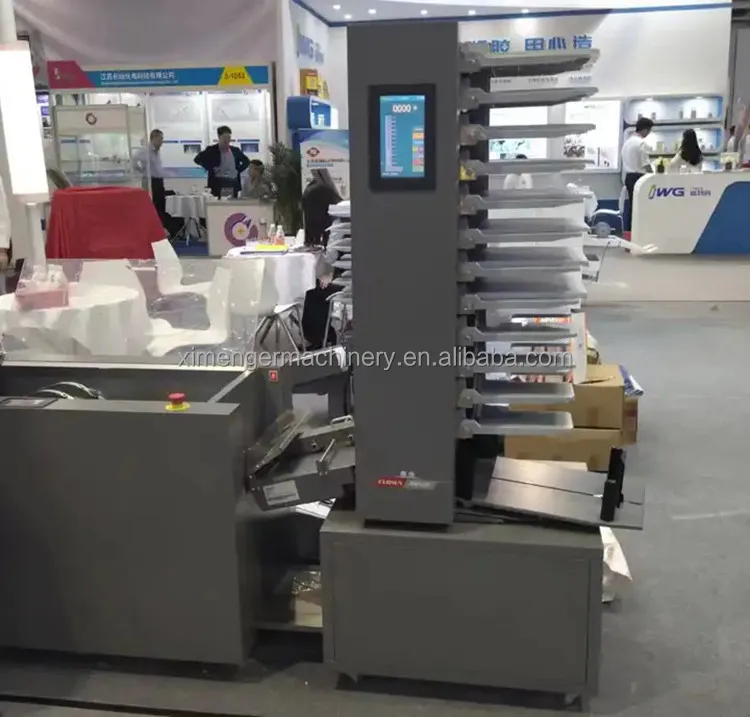 Digital 12 Bins A3 A4 Paper Collating Saddle Stitching Machine Booklet ...