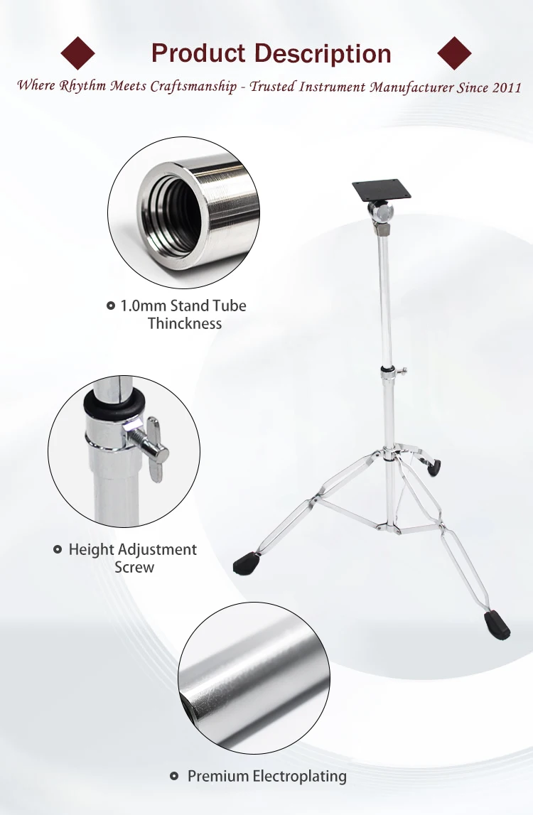 Electric Drum Pad Stand Percussion Stands Heavy Duty Percussion Drum ...