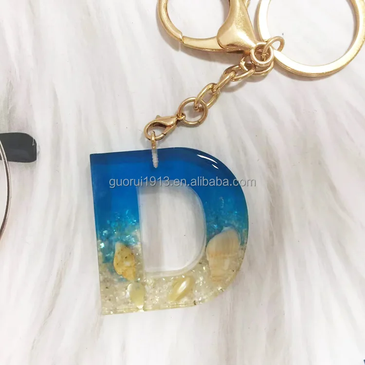 High Quality Fashion Handmade Colorful Beach Shell Blue Keychain ...