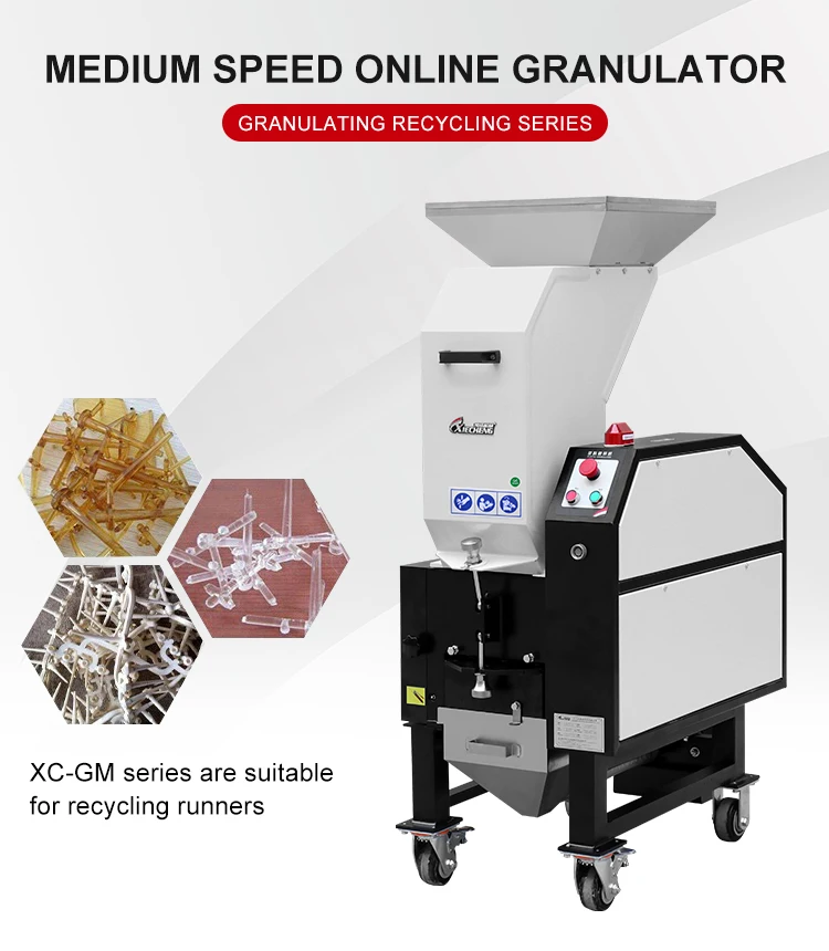 Granulator for Runners - Efficient Injection Molding Recycling