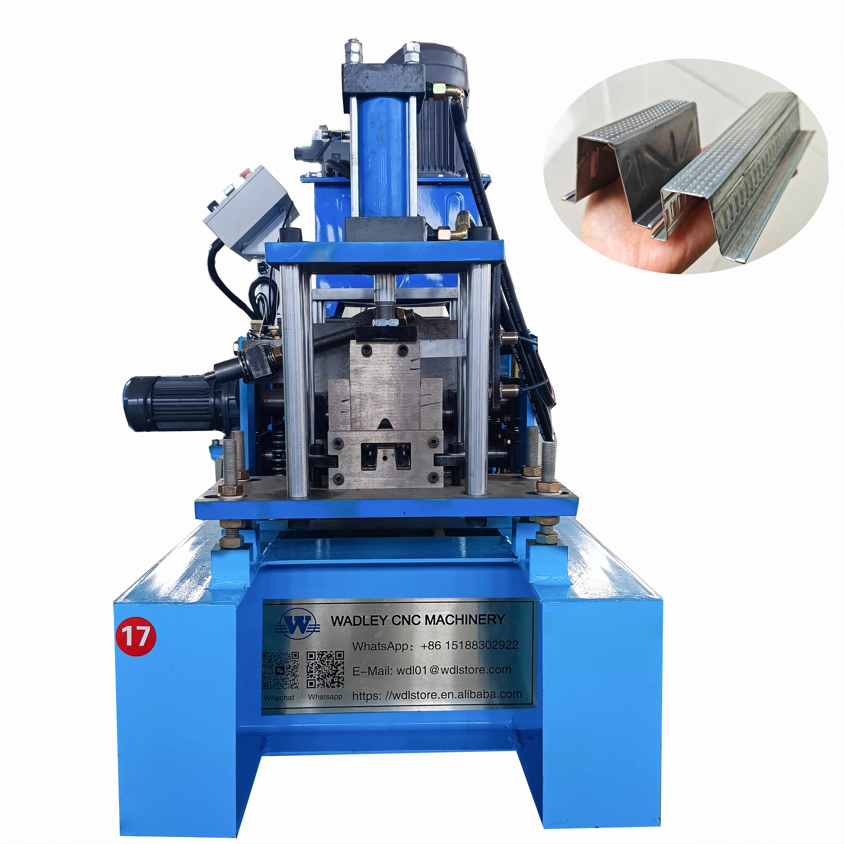 Purlin Automatic Roof Batten Furring Cold Roll Forming Machine Buy ...