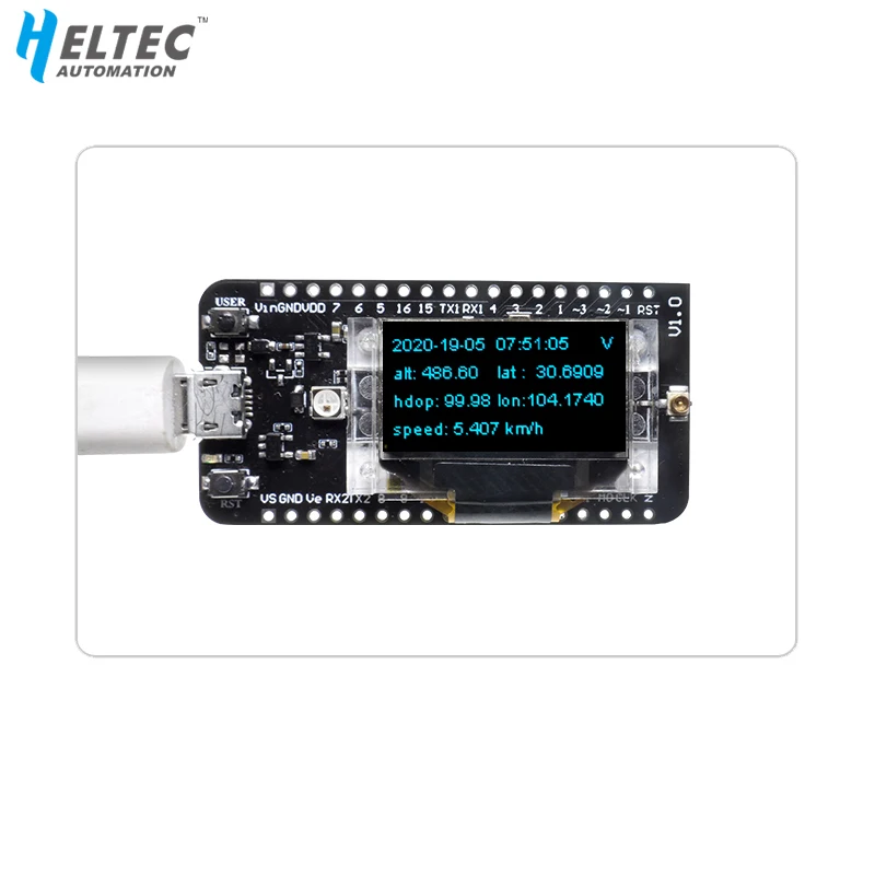 Heltec Lora Gps Asr6502 Cubecell Dev-board Système De Gestion De L'énergie Solaire Intégré Pour ...