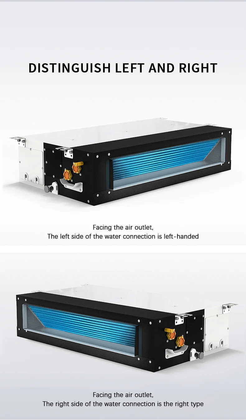 Fp- 102 Horizontal Concealed Chilled Water Ducted Type Ultra Thin Slim ...