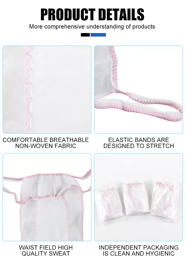 Bras and Panties Set Individually Wrapped Disposable Bikini for Spa ...