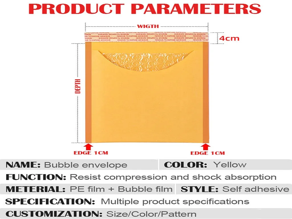Customized Poly Bubble Mailers - Shockproof & Padded Envelopes