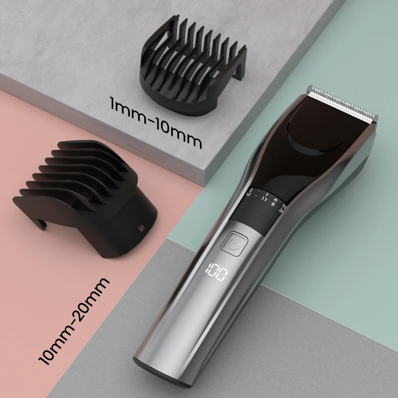 Salon Usb Rechargeable Hair And Beard Clipper Pop Barbers Body Trimmer ...