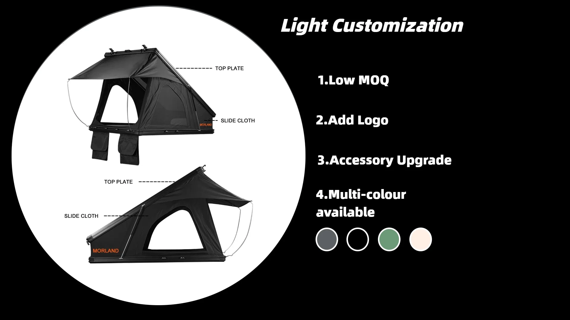 Aluminum 4 Person Rooftop Tent - Durable & Waterproof