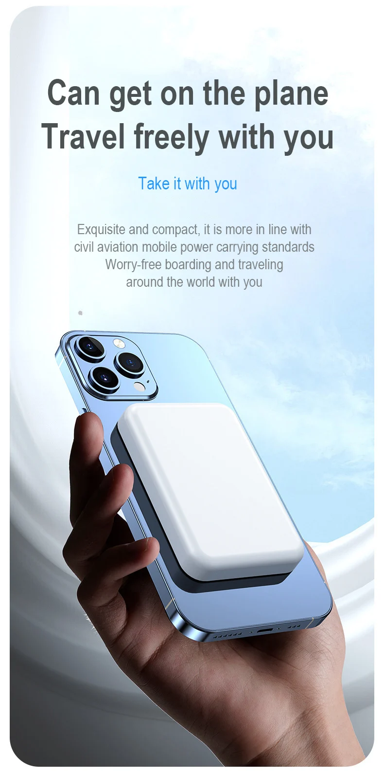 Mobile Mini Magnetic Wireless Power Bank & Power Station True Capacity ...