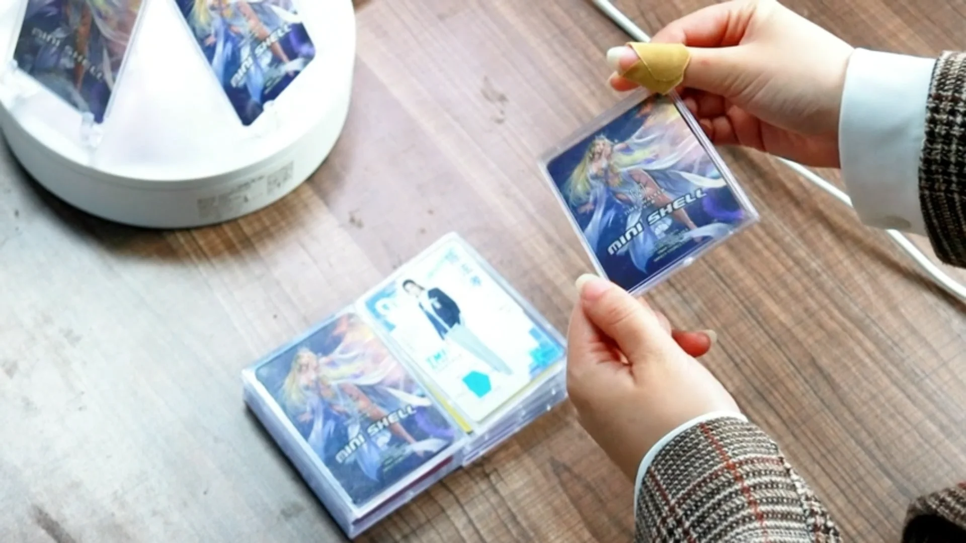 Mini Acrylic Display Card Storage Case Snap Suitable Trading Sports ...