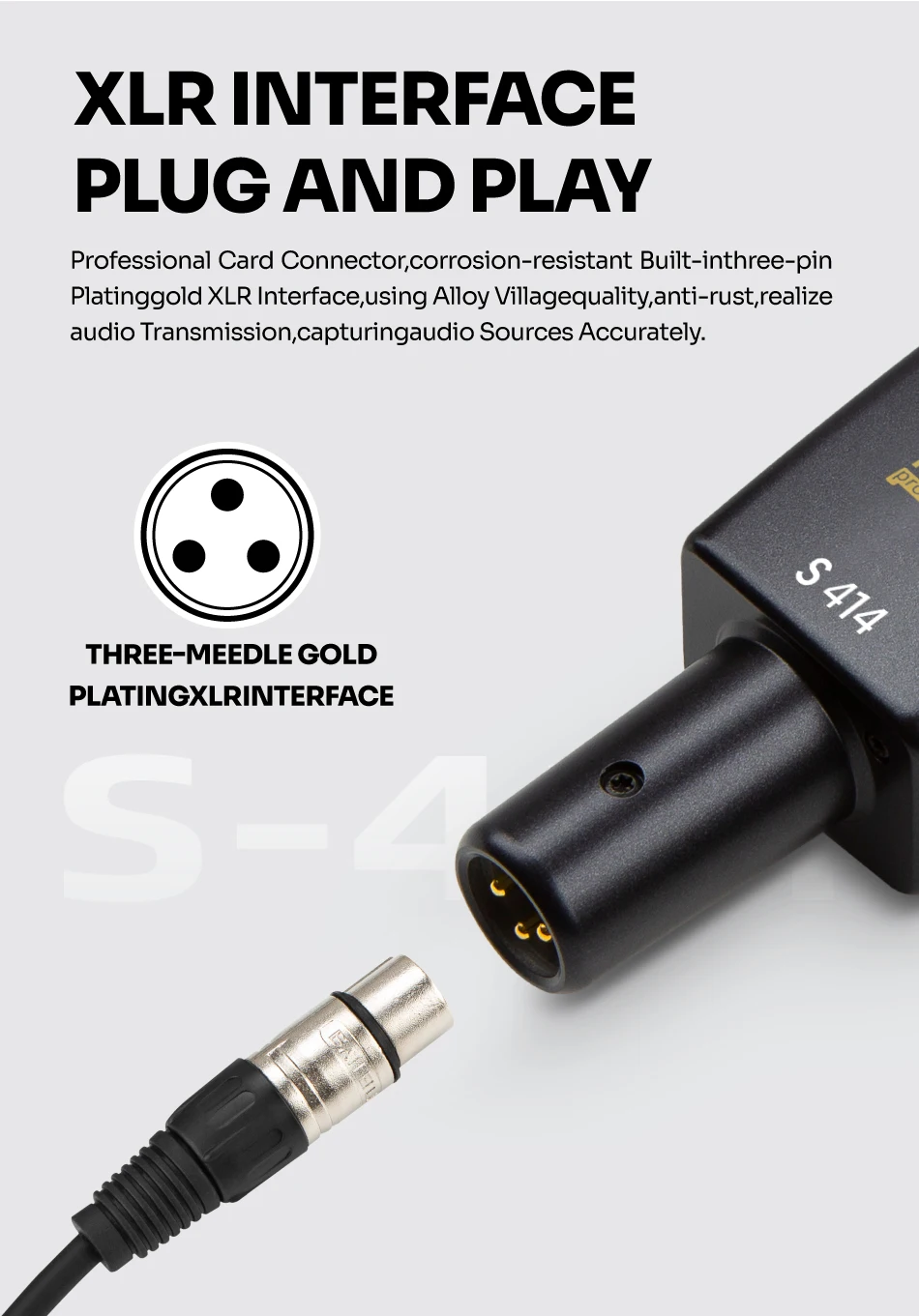 Baifeili S414 Professional Metal Microphone Studio Recording - Buy ...