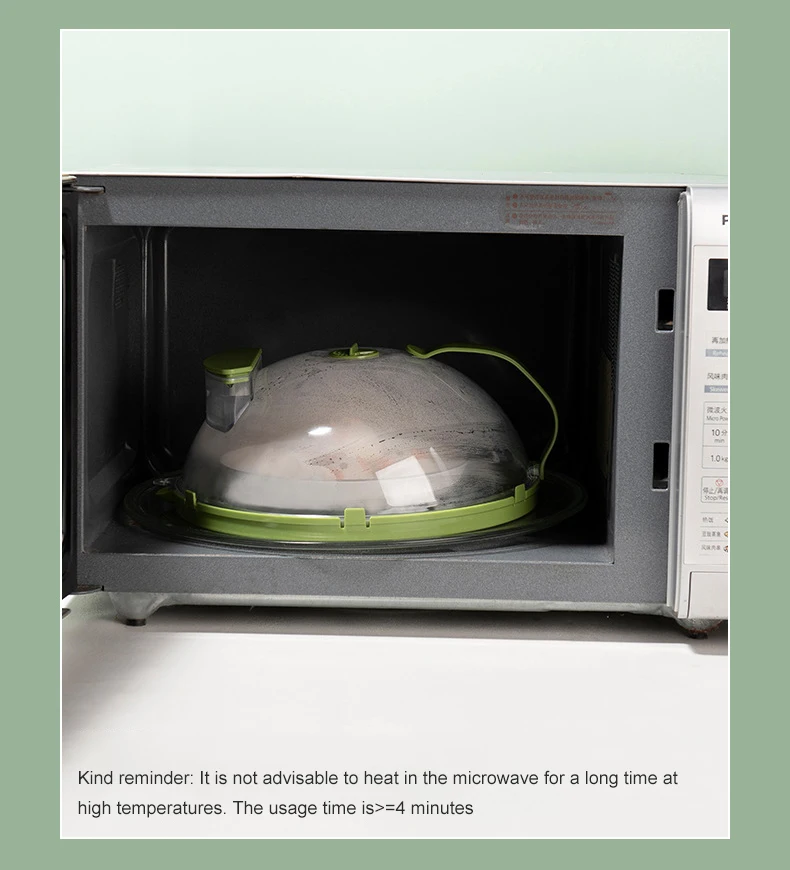 Transparent Dustproof Microwave Cover - Sustainable & Durable