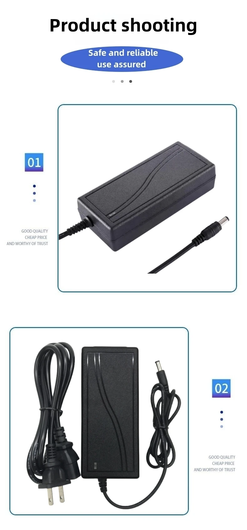 Ac Dc Power Adaptor 60w 12v5a/6a Pos Electrical Power Supply For ...