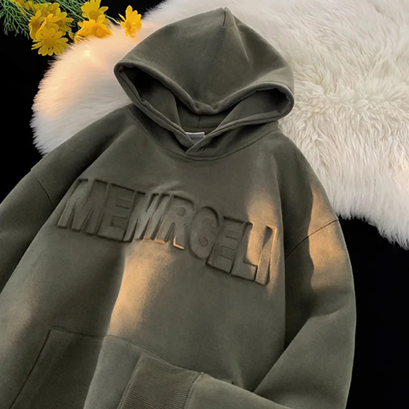 Shop Our 100% Cotton Women's Pullover Hoodie - Oversize & Embossed
