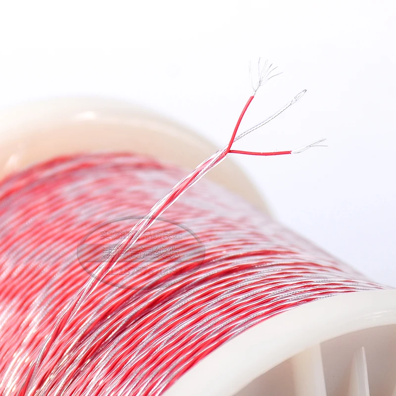 3-core PT1000 FEP Silver-plated Conductor Wire Temperature Sensing Wire ...