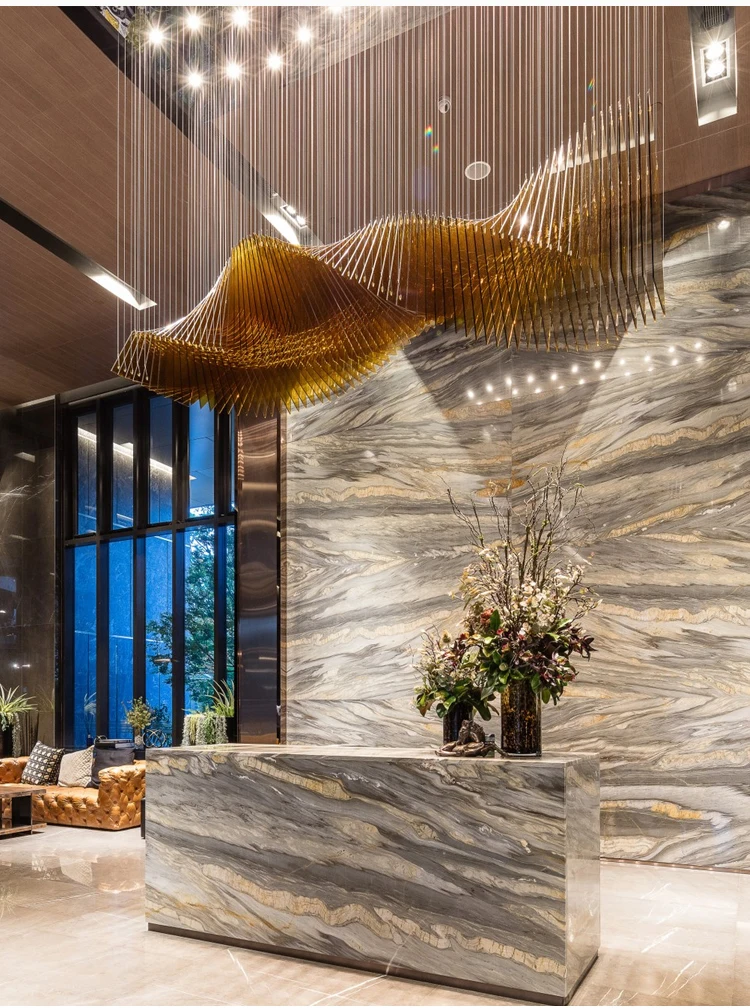 Customize Large Hotel Lobby Ceiling Chandelier Department Club High ...