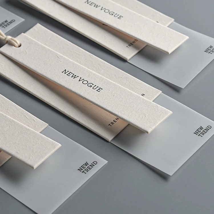 Custom Luxury Hanging Label With Free Slings Special Swing Paper ...