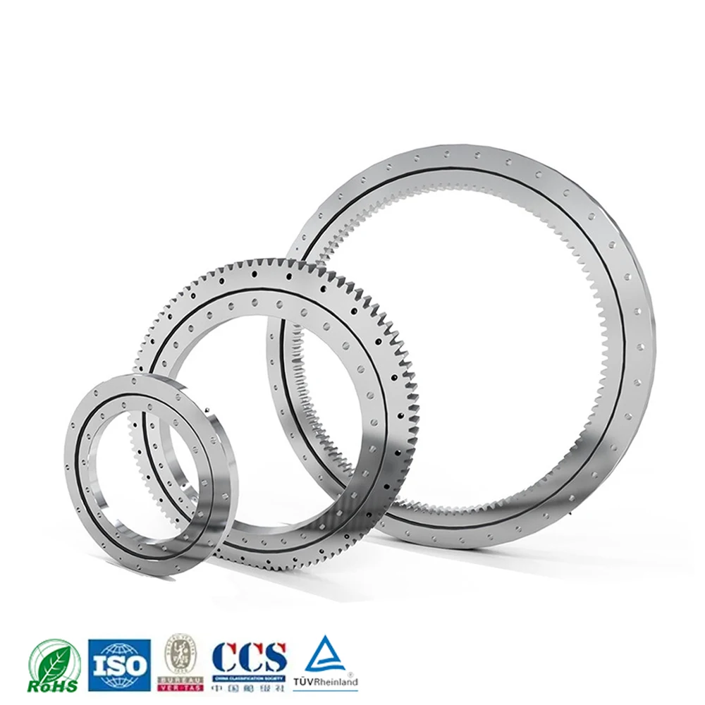 Rotary Table Bearings For High Precision External Gear Cranes Bearing ...
