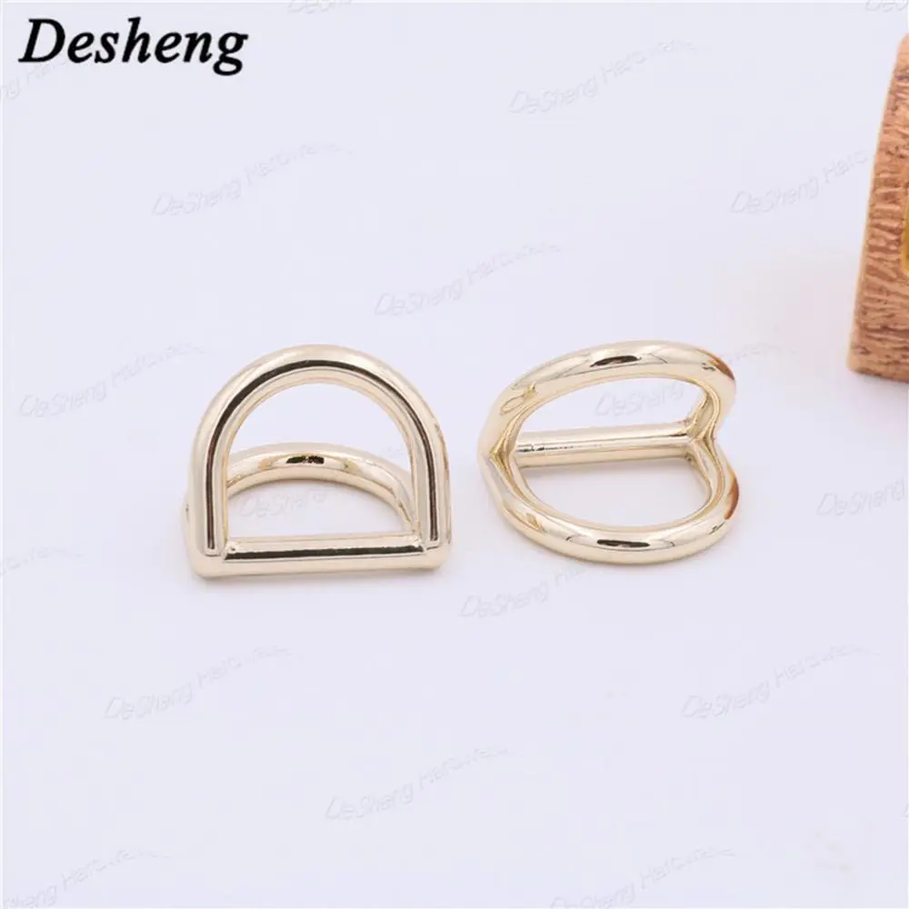 Customize Bag Making Hardware Round Wire D Ring Buckle Metal Double D ...