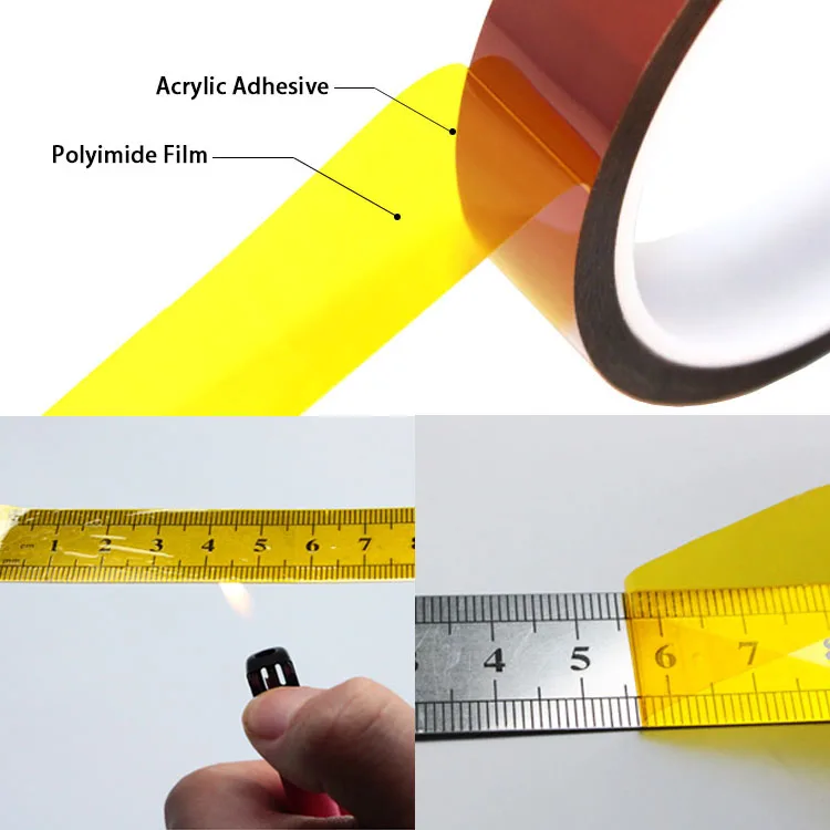 Polyimide Pi Film With Acrylic Glue Kaptons Self Adhesive Tape - Buy 3m 1205 1218 2 3 5 8 10 20 ...