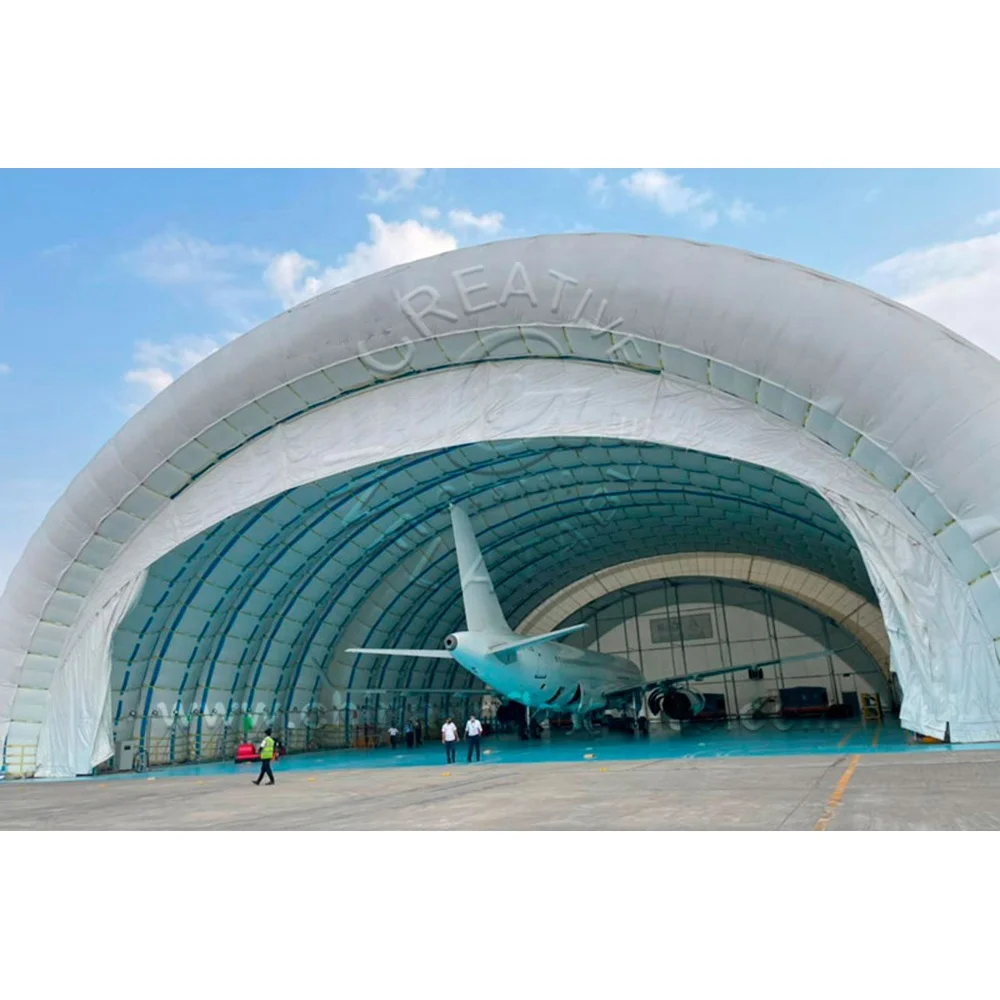 Large Strong Modular Inflatable Structure Arch Hangars Inflatable ...