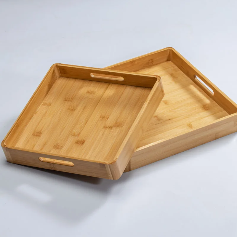 Wholesale Eco Friendly Square Handmade Bamboo Square Tea Tray - Buy ...