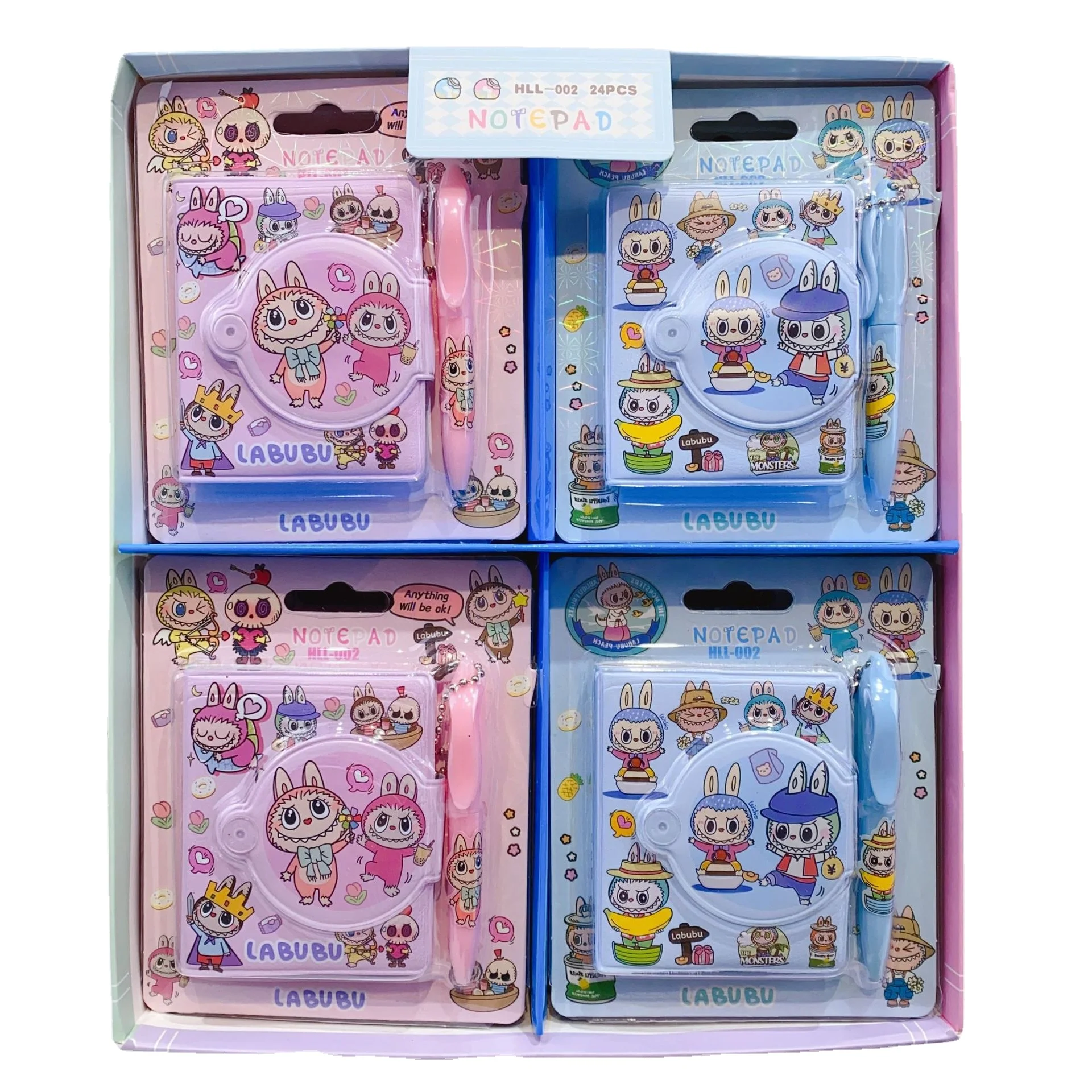Linda Labubu Notebook Notebook With Pen Set Cute Anime Notepad With Pen ...