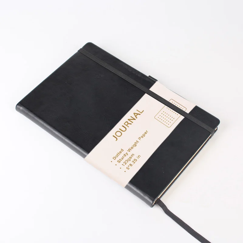 Custom Printing A4 A5 Pink Pu Leather Hardcover Grid Dotted Bullets ...