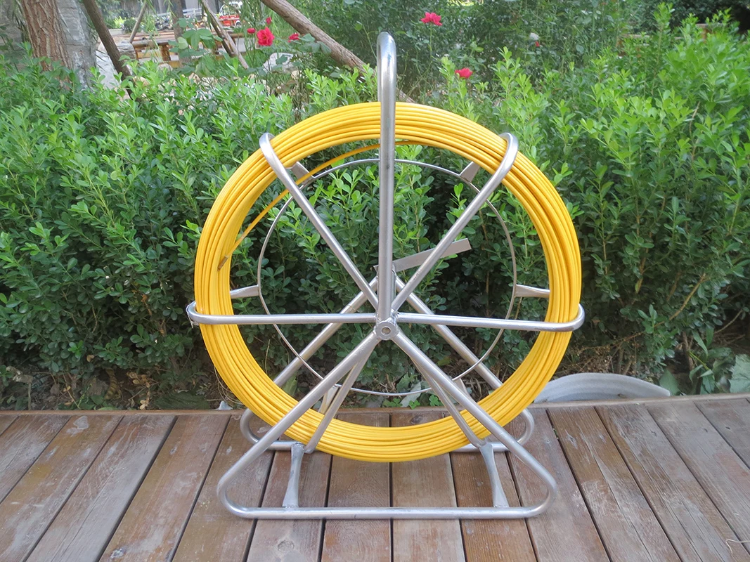 6mm Snake Duct Rod Conduit Cable Pulling Machine Frp Fiberglass Duct ...